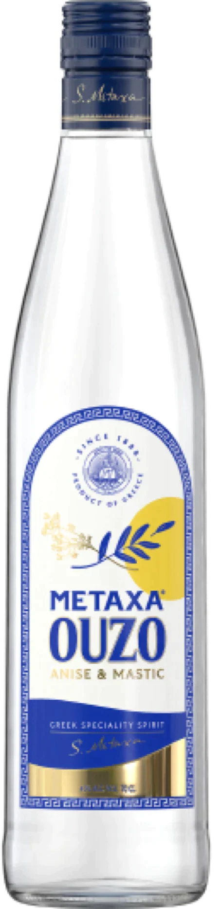 METAXA Ouzo - sea breeze & floral with mastic notes